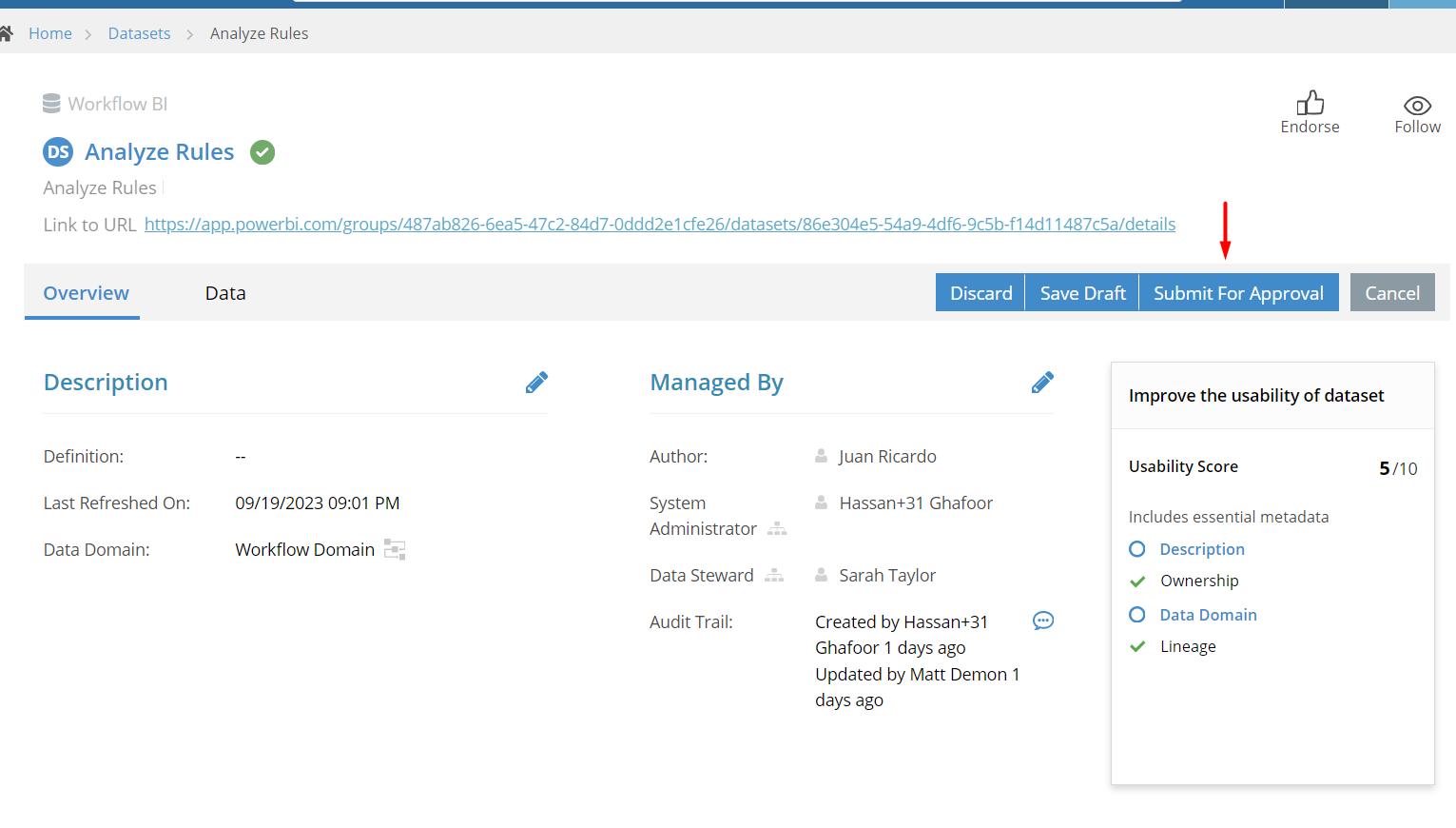 Catalog and Datasets/Reports Approval – Help Center