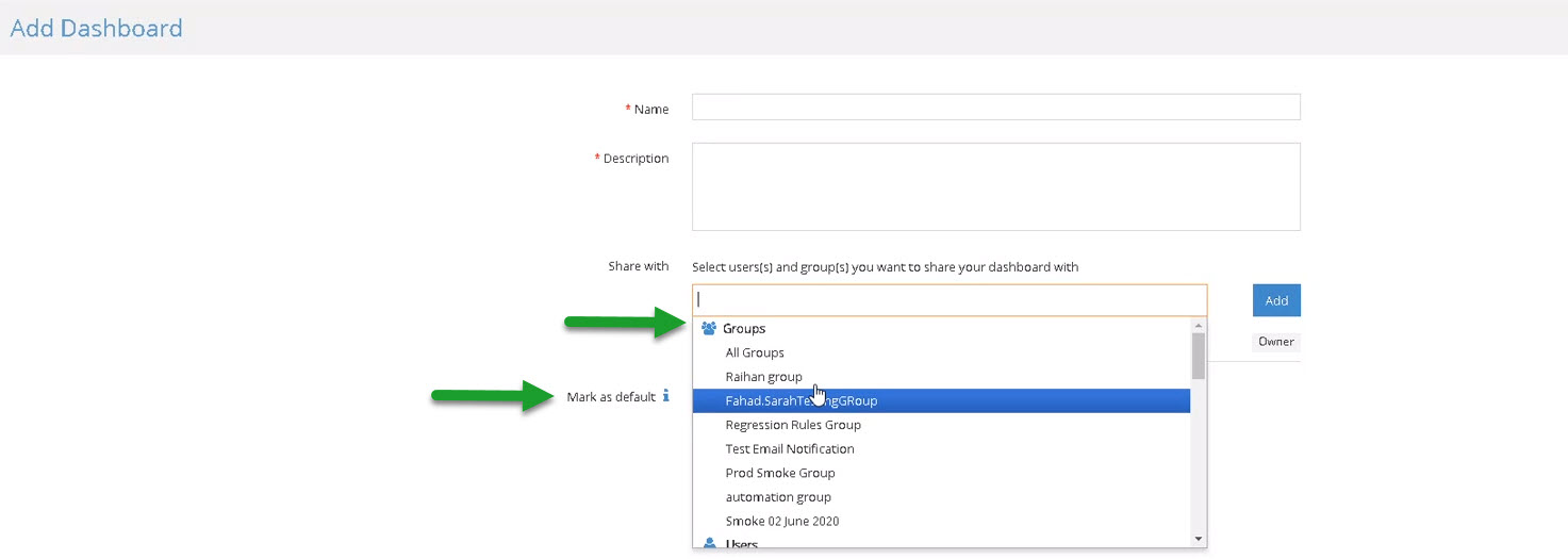 Advanced Dashboards – Help Center